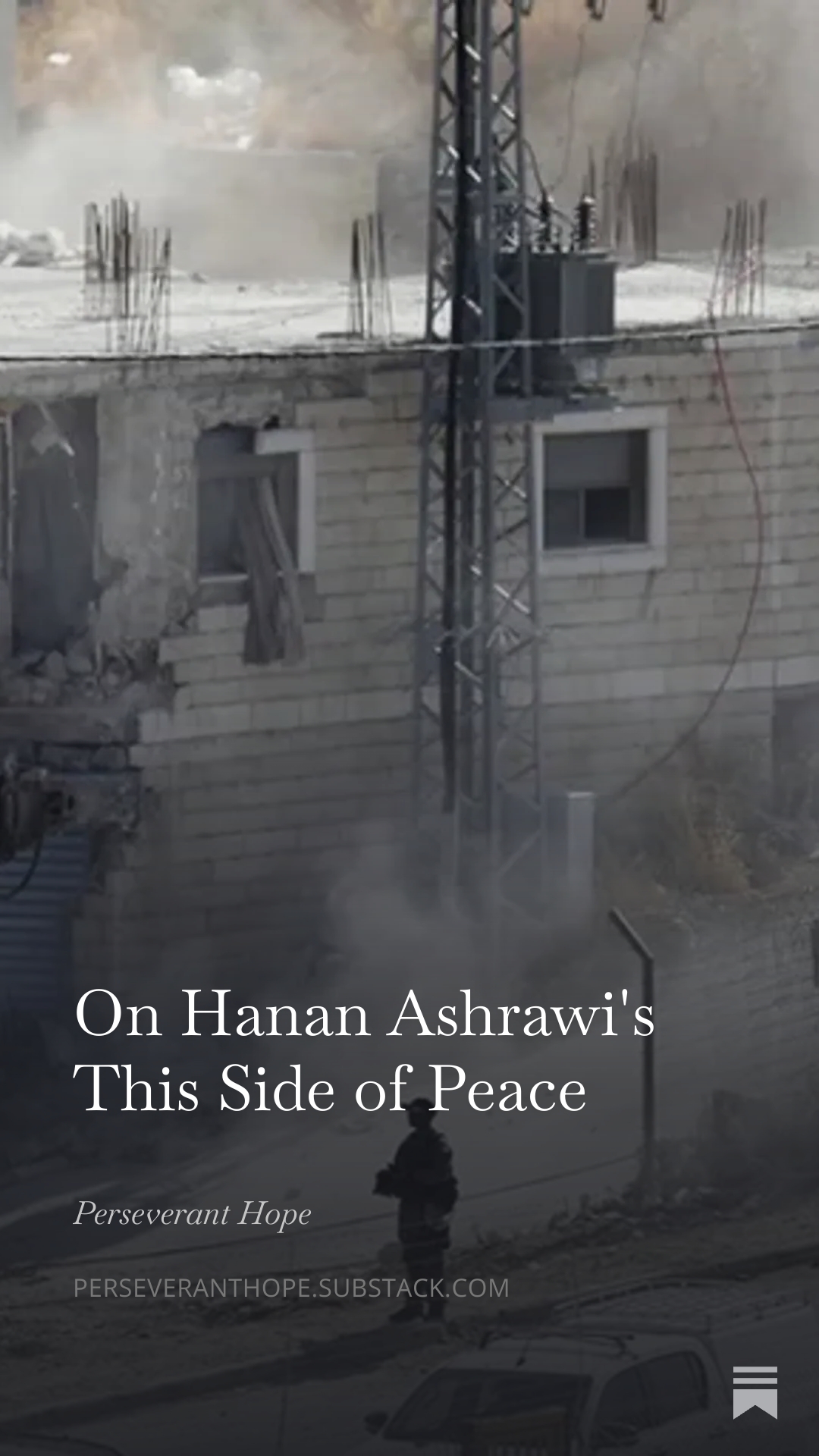 On Hanan Ashrawi’s This Side of Peace (Perseverant Hope) – David Ewald ...